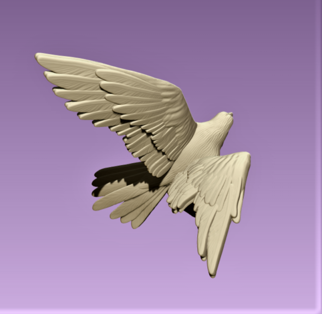 Hawk 3D Print Model in Sculpture 3DExport