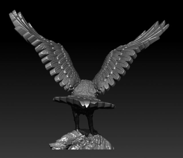Crow 3D Print Model in Animals 3DExport