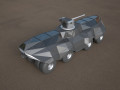 Batmobile tank concept 3D Model in Artillery 3DExport