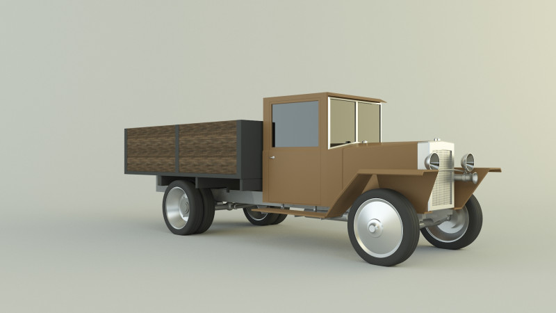 GAZ MM military vehicle 3D Model in Truck 3DExport