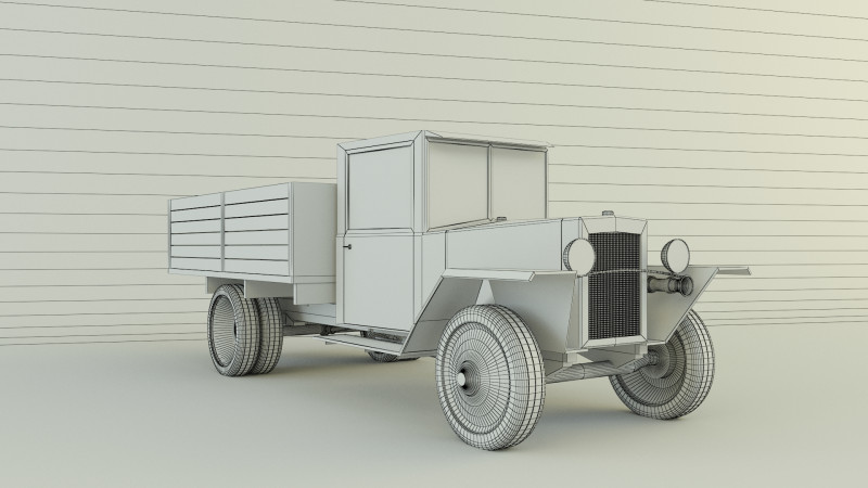 GAZ MM military vehicle 3D Model in Truck 3DExport