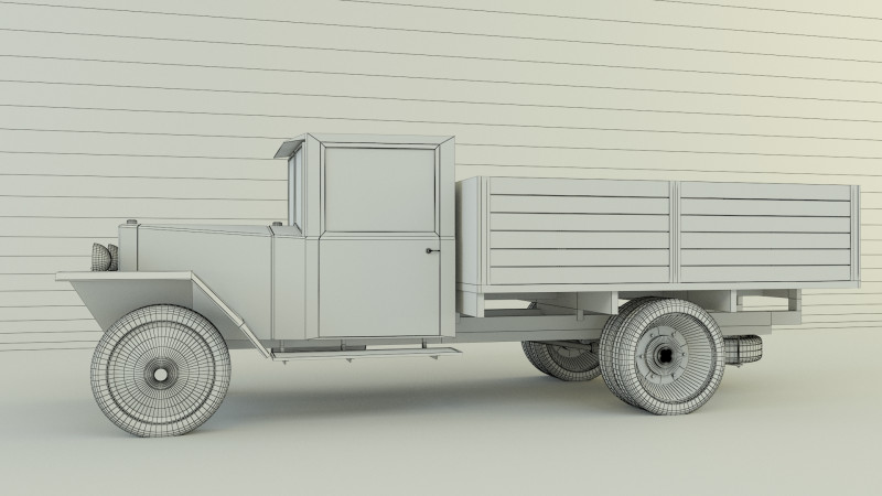GAZ MM military vehicle 3D Model in Truck 3DExport