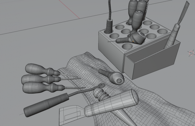 tools for working with leather 3D Model in Other 3DExport