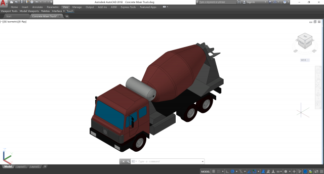 Concrete Mixer Truck - Revit Family Modelo 3D in Máquinas 3DExport