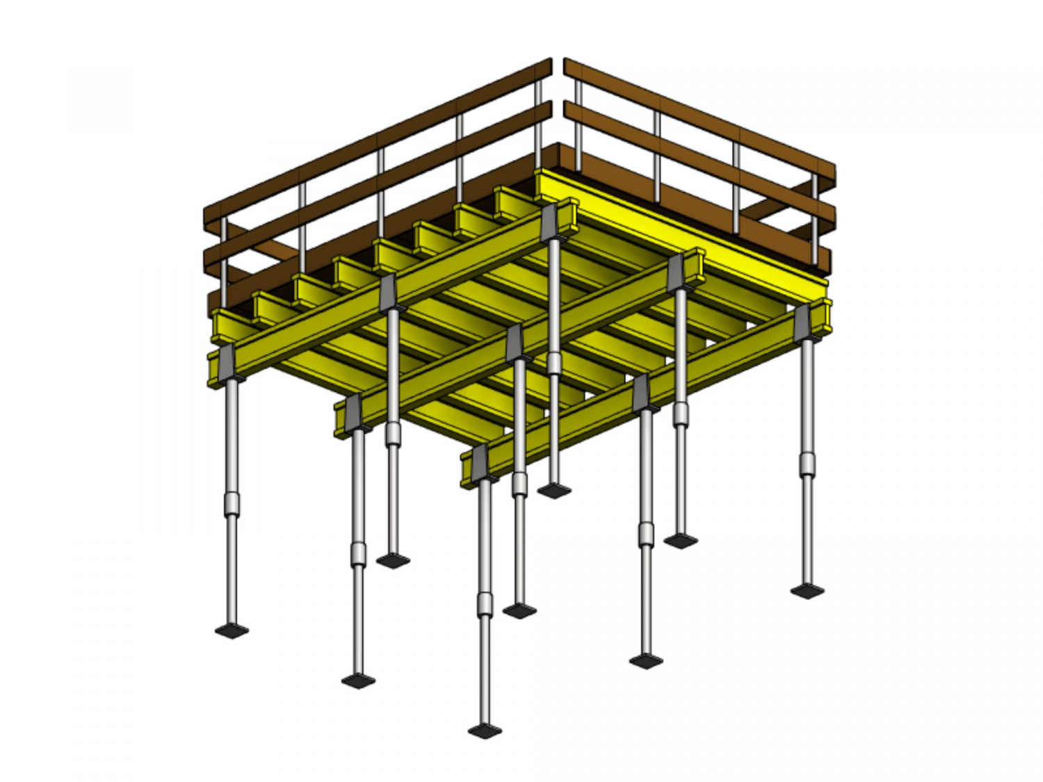 Concrete Slab Formwork - Revit Family 3D Models in Tools 3DExport