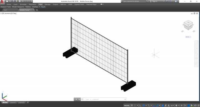 Mobile Fence - Revit Family 3D Model in Tools 3DExport