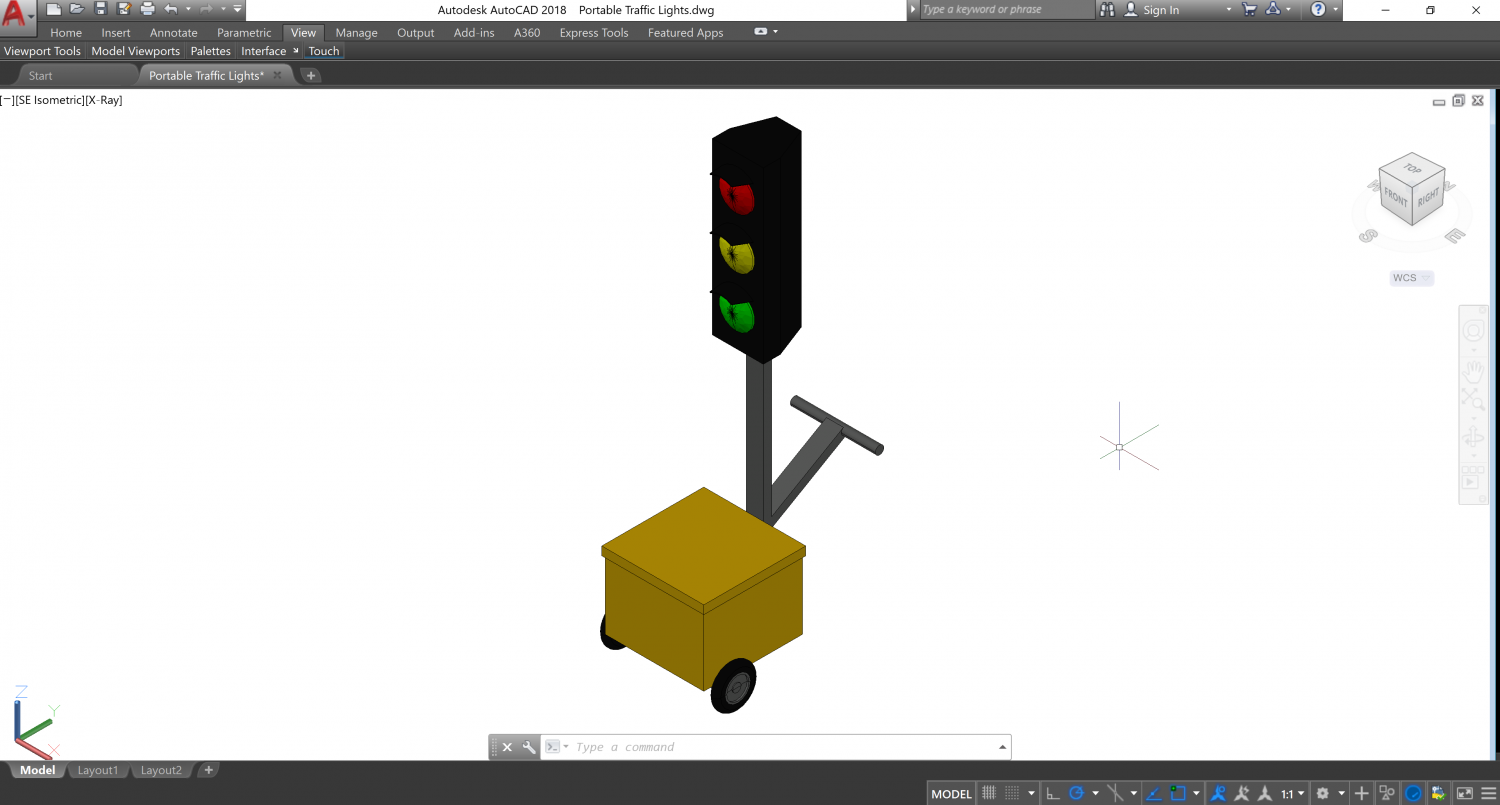 Portable Traffic Lights - Revit Family Modèles 3D in Outils 3DExport