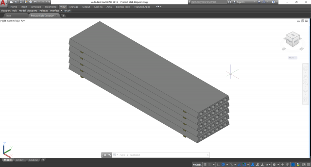Precast Slab Deposit - Revit Family 3D Model in Tools 3DExport
