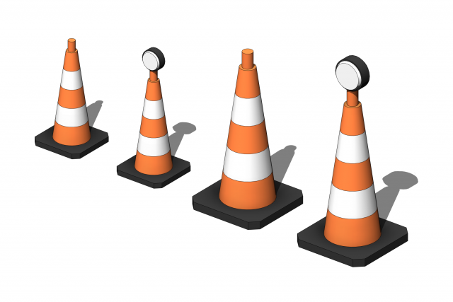 Traffic Cone - Revit Family Modèle 3D in Outils 3DExport