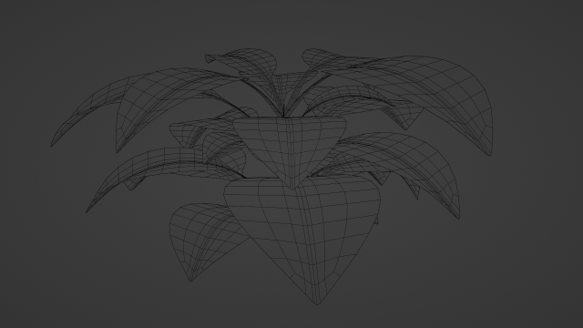 simple plant 1 3D Model in Small Plants 3DExport