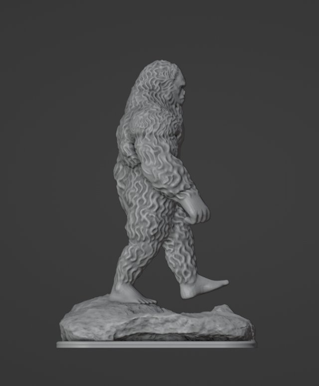 Sasquatch Bigfoot 3D Print Model in Monsters & Creatures 3DExport