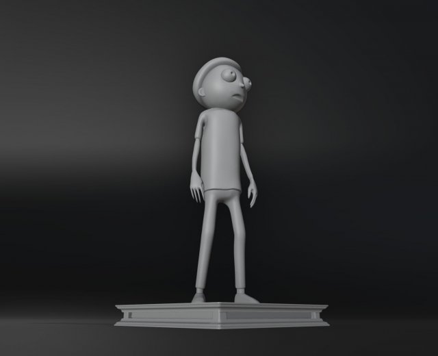 Morty From Rick and Morty 3D Print Model in Child 3DExport