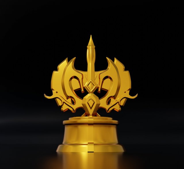 Dota 2 All Hero Challenge Trophy 3D Print Model in Scans and Replicas ...
