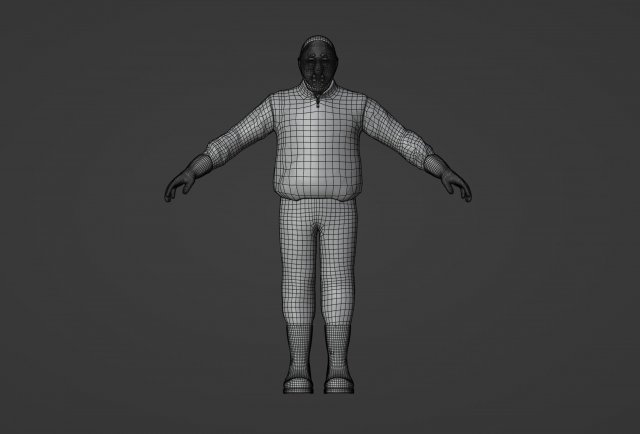 Kanye West 3D Model in Man 3DExport