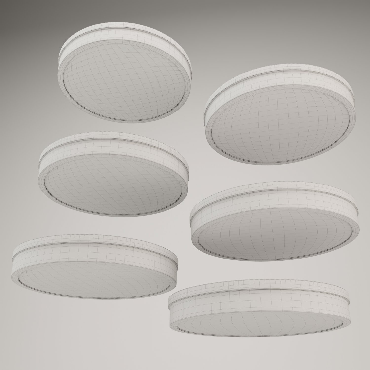 vibia-ceiling lamp vol 02 Modelados 3D in Lámpara de techo 3DExport
