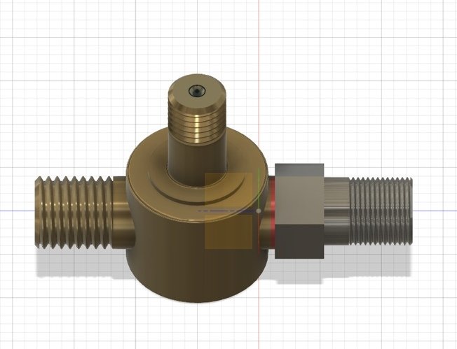 threaded connection according to drawing 3D Models in Parts 3DExport