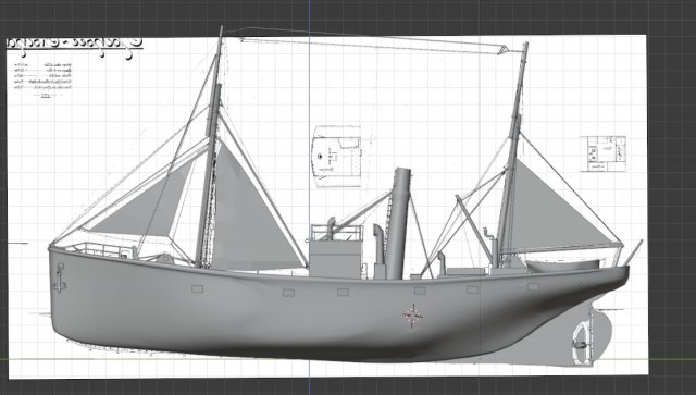 Trawler Seeback 3D Model in Commercial 3DExport