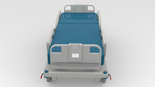 ICU Bed 3D Model in Medical Equipment 3DExport