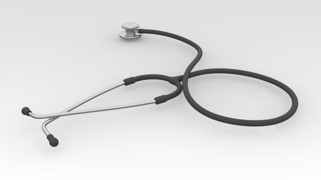 Stethoscope 3D Model in Medical Equipment 3DExport