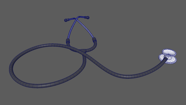 Stethoscope 3D Model in Medical Equipment 3DExport