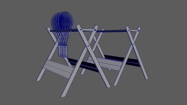 Tennis Racket Stand 3D Model in Sports Equipment 3DExport