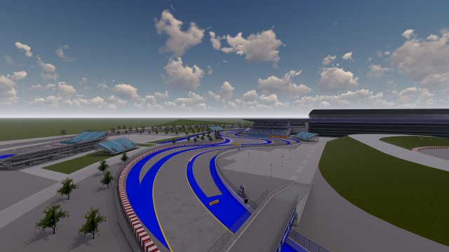 F1 track concept 3D Model in Racing 3DExport