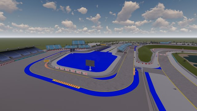 F1 track concept 3D Model in Racing 3DExport