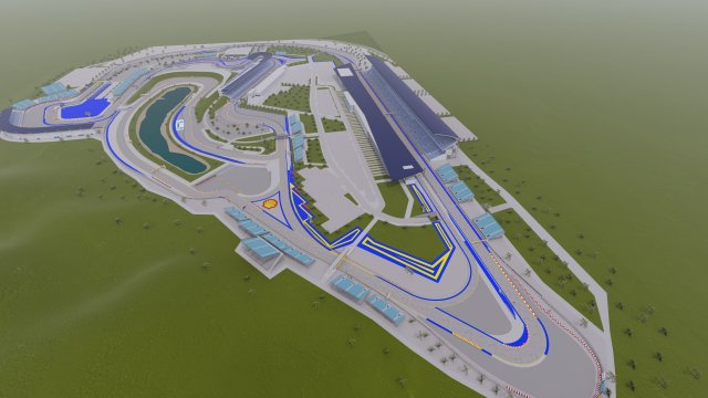 F1 track concept 3D Model in Racing 3DExport