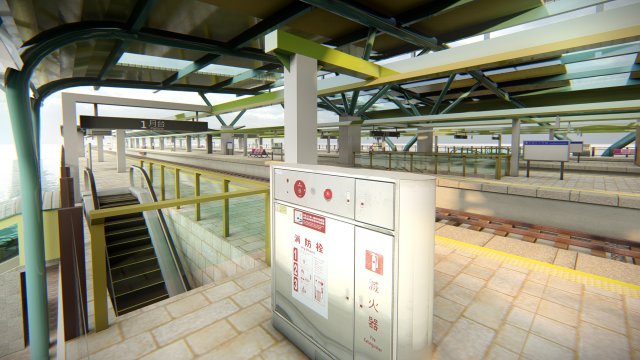 Metro Station Subway 3D Model in Train 3DExport
