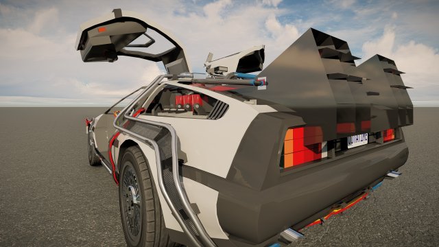 DeLorean DMC-12 3D Model in Classic Cars 3DExport