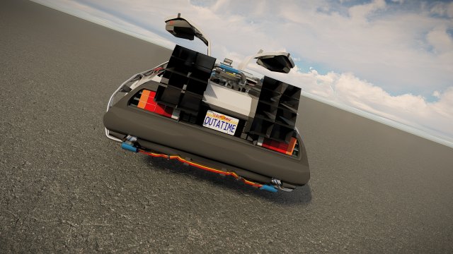 DeLorean DMC-12 3D Model in Classic Cars 3DExport