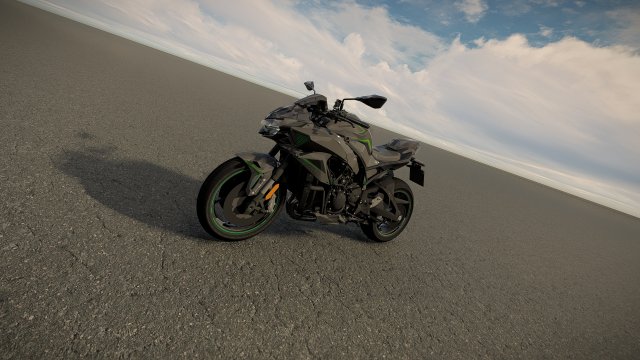 Kawasaki Z H2 3D Model in Motorcycle 3DExport