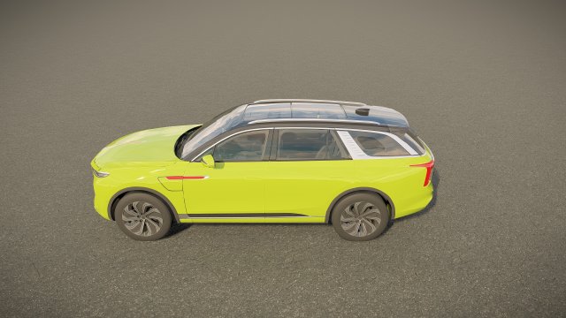 FAW Hongqi E HS9 3D Model in SUV 3DExport