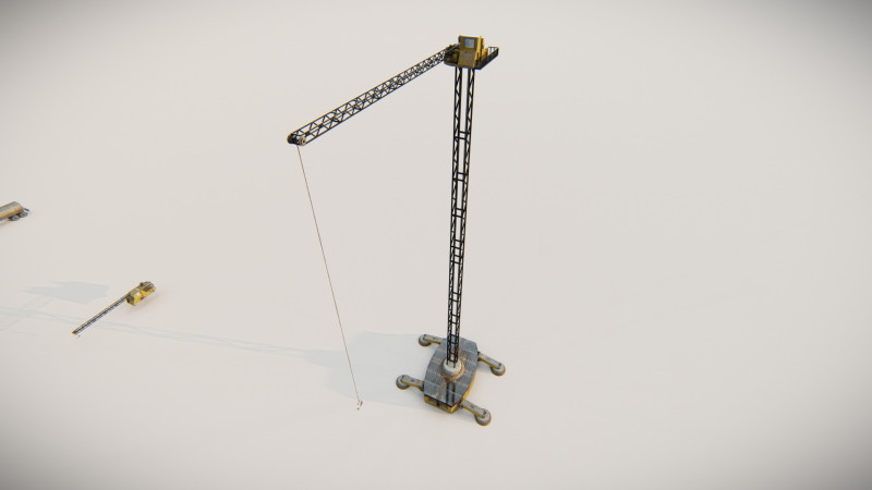 Heavy Construction Machinery Equipment Industrial 25 in 1 3D Model in ...