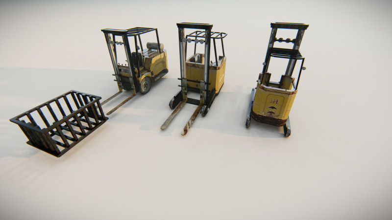 Heavy Construction Machinery Equipment Industrial 25 in 1 3D Model in ...