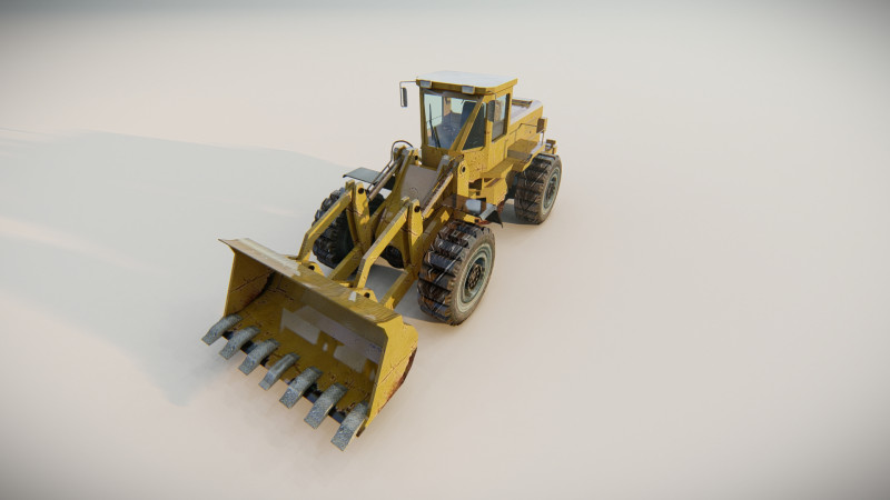 Heavy Construction Machinery Equipment Industrial 25 in 1 3D Model in ...