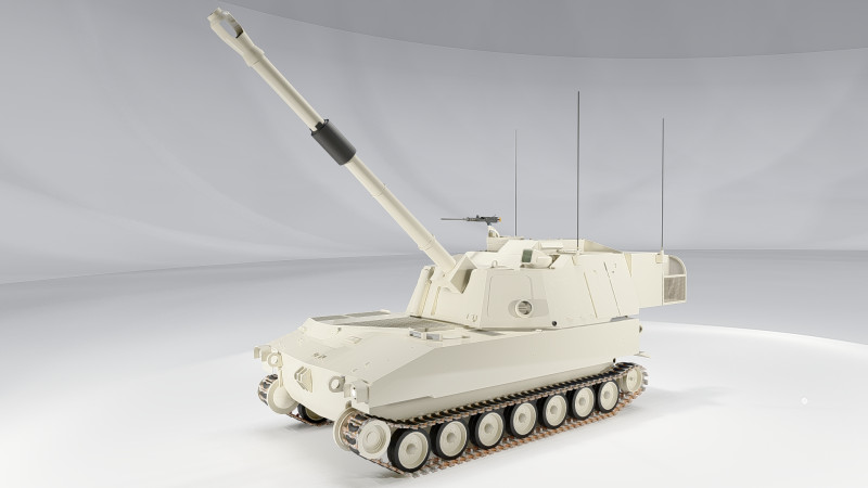 M109 Paladin Howitzer 3D Model in Tank 3DExport