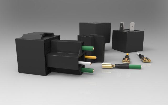 relay jd1912 12v 40a with connector 3D Model in Parts 3DExport
