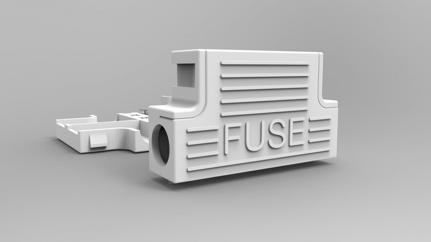 universal car flag fuse holder 3D Models in Parts 3DExport