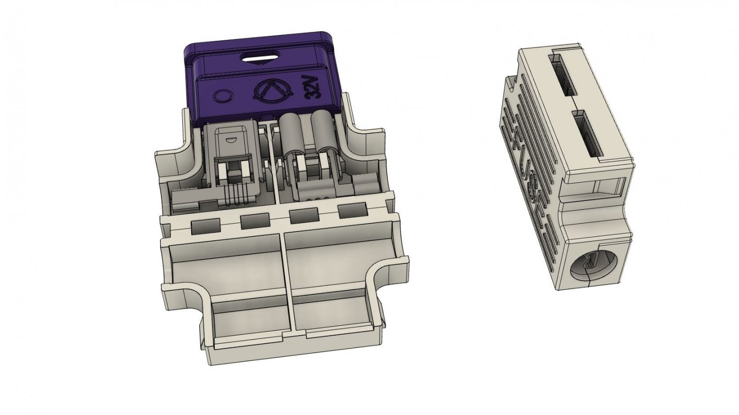 universal car flag fuse holder 3D Models in Parts 3DExport