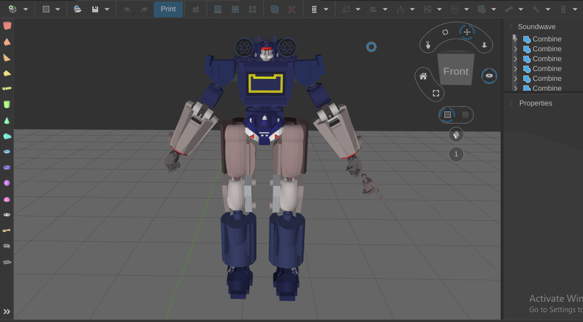 Soundwave-transformers Gratuit Modèles 3D in Planètes 3DExport