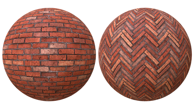 Collection Brick-set02 CG Textures in Brick 3DExport