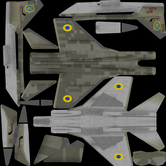 MIG-31 Foxhound lowpoly jet fighter 3D Model in Fighter 3DExport