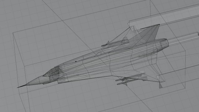 Saab JAS-35 Draken lowpoly jet fighter 3D Model in Fighter 3DExport