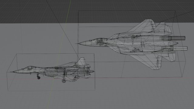 Sukhoi SU-57 Felon 3D Model in Fighter 3DExport
