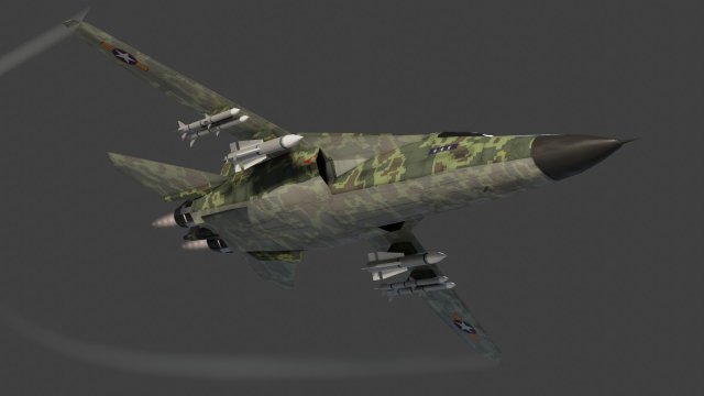 General Dynamics F-111 Aardvark jet fighter 3D Model in Fighter 3DExport