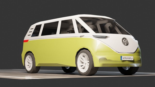 Volkswagen ID Buzz 3D Model in Concept 3DExport