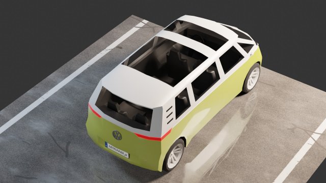 Volkswagen ID Buzz 3D Model in Concept 3DExport