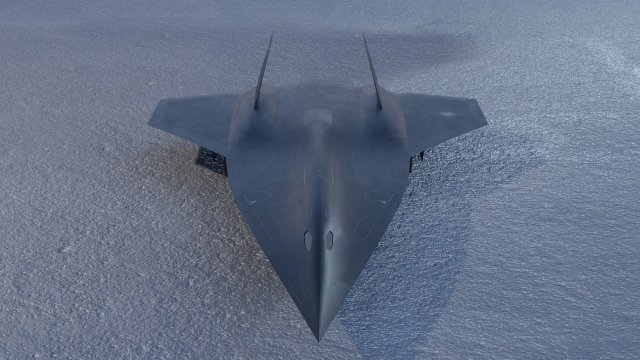 Lockheed SR-72 Darkstar 3D Model in Recon 3DExport