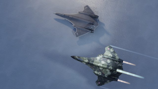 General Dynamics F-34 Lynx concept fighter 3D Model in Fighter 3DExport